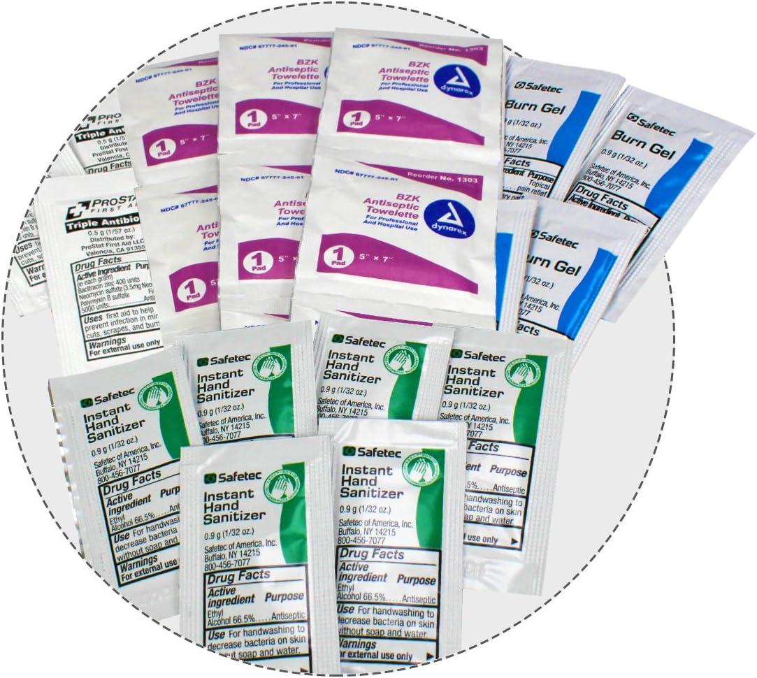 OSHA & ANSI 50 Person First Aid Kit Refill/Upgrade - 196 Pieces, Class ...