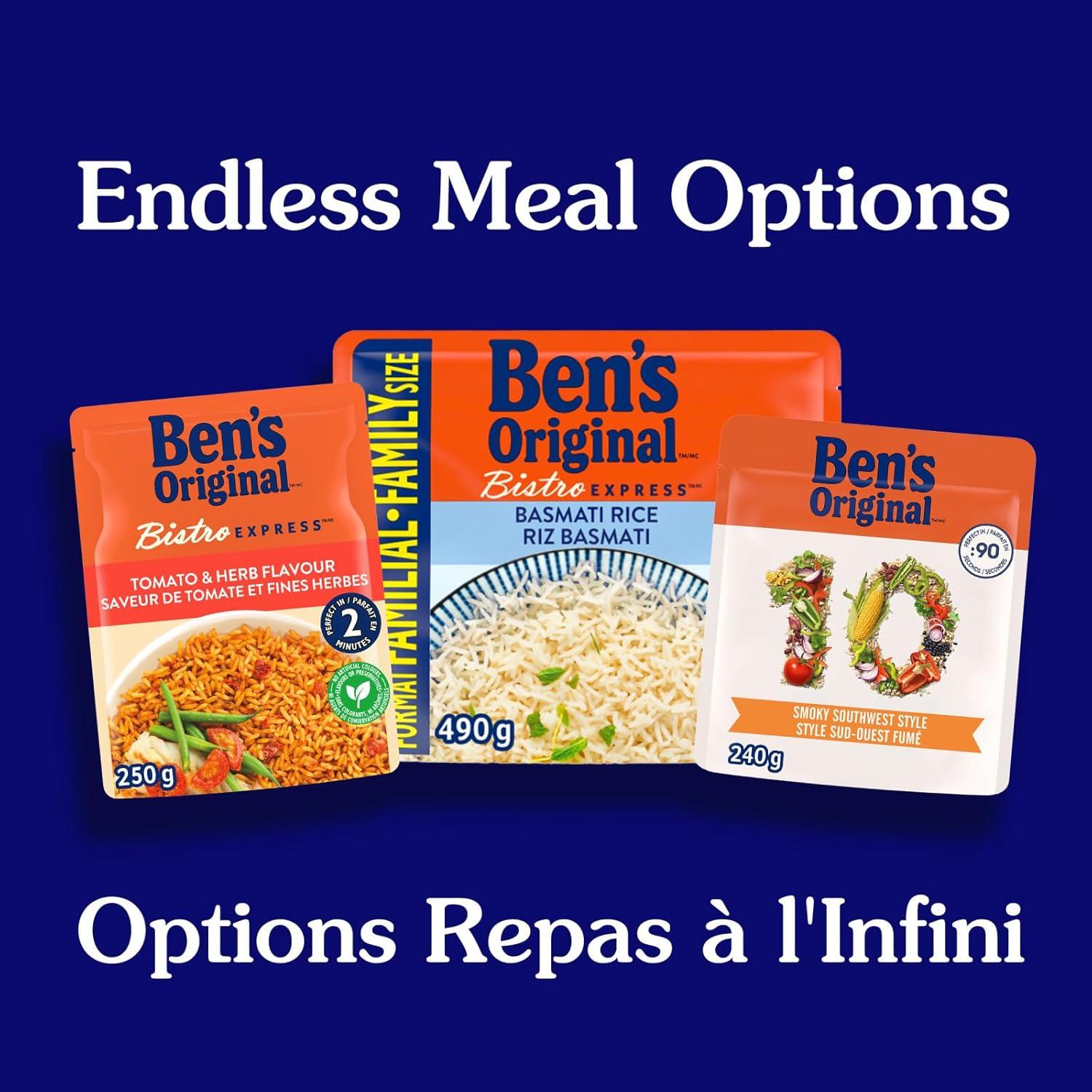 BEN'S ORIGINAL BISTRO EXPRESS Tomato & Herb Long Grain Rice and Side ...