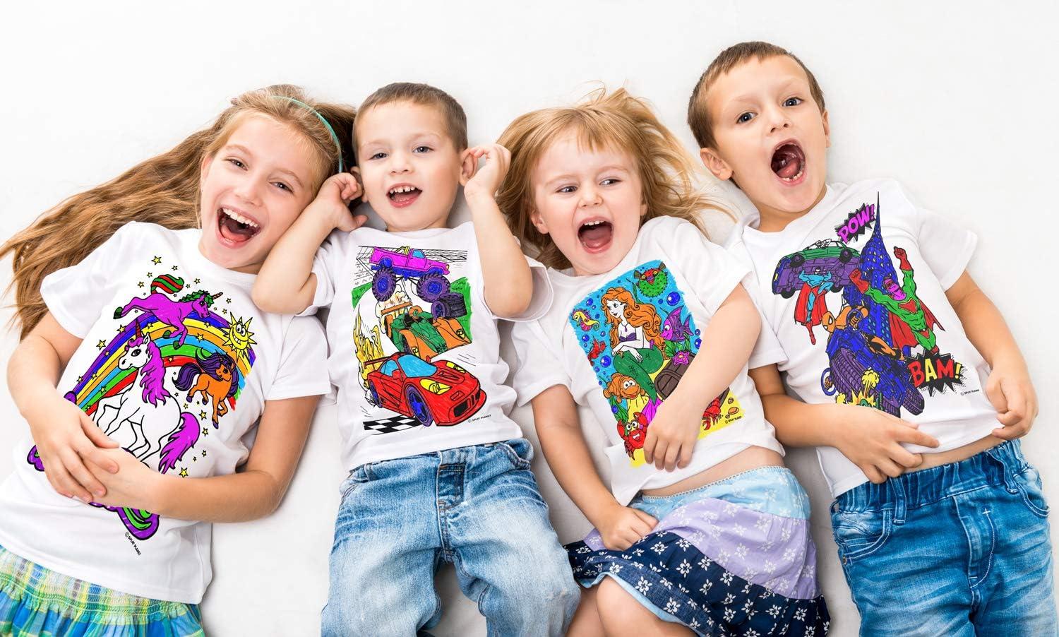 Splat Planet Color in Dinosaur T-Shirt | 10 Washable Pens | Reusable ...