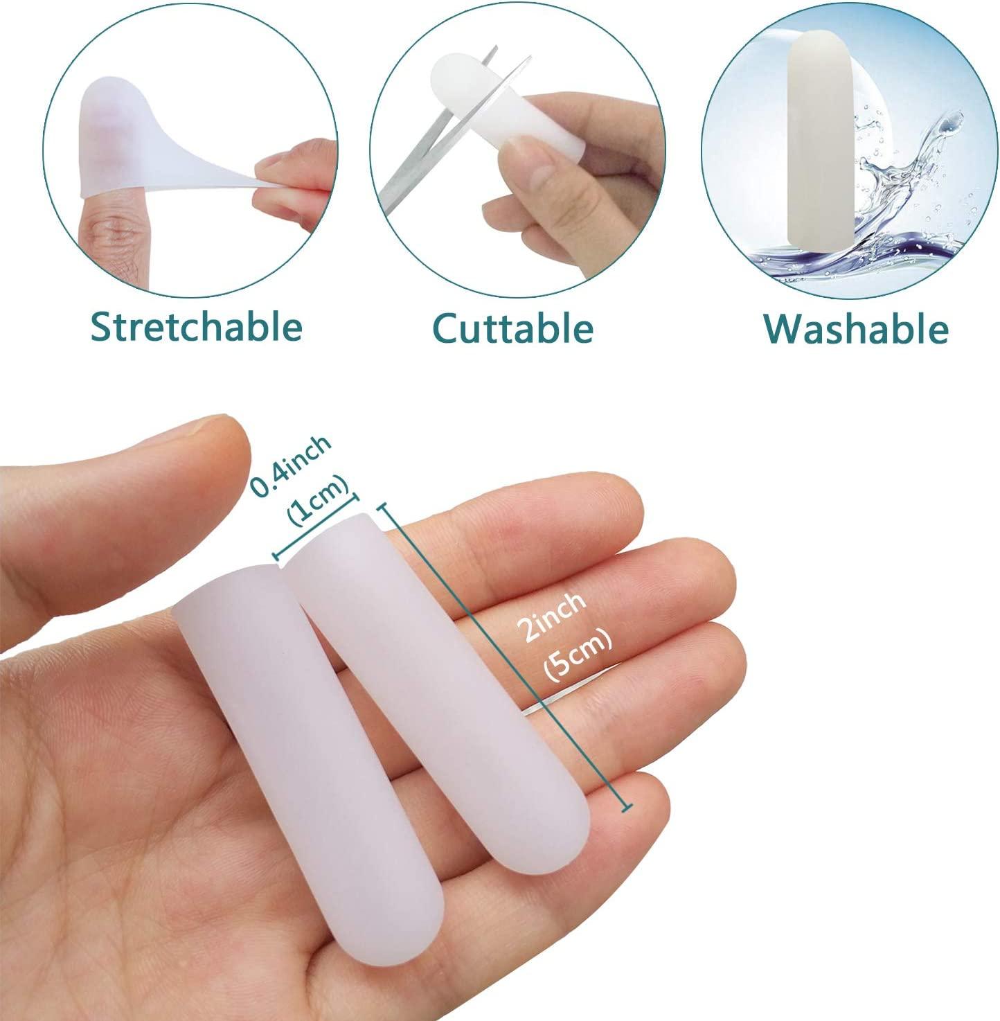 Silicone Finger Protectors for Trigger Finger & Arthritis - Small-8pcs ...