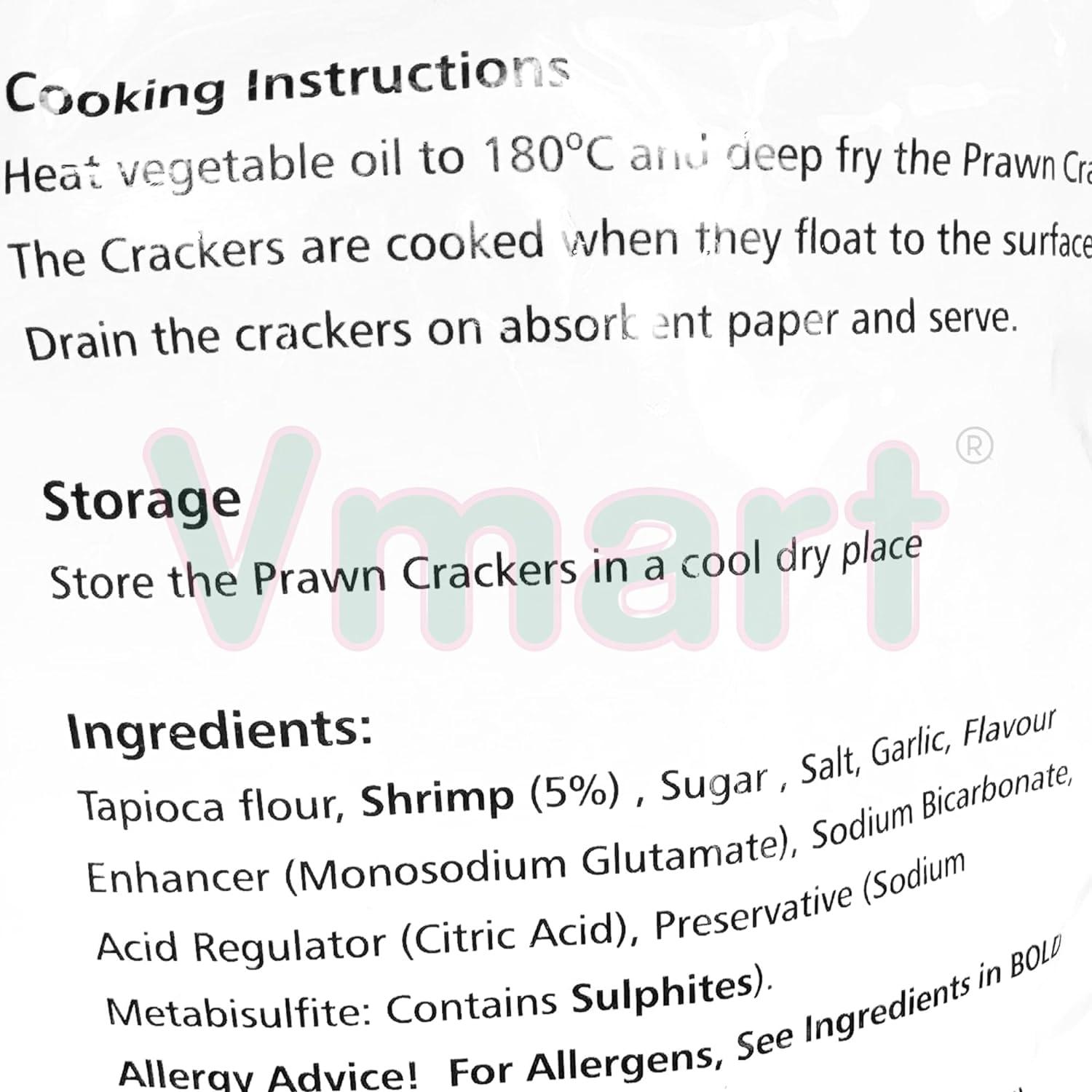 Mekong Vietnamese Prawn Flavoured Crackers 2kg Uncooked (1Pack) - Light ...