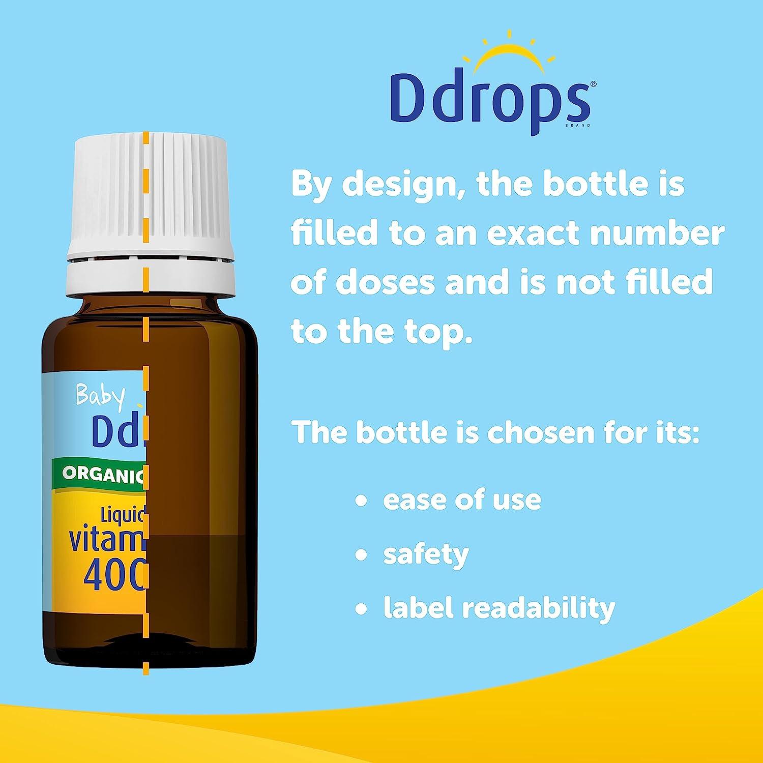 Drops Baby Liquid Vitamin D (90 Drops) - Essential Supplement for ...