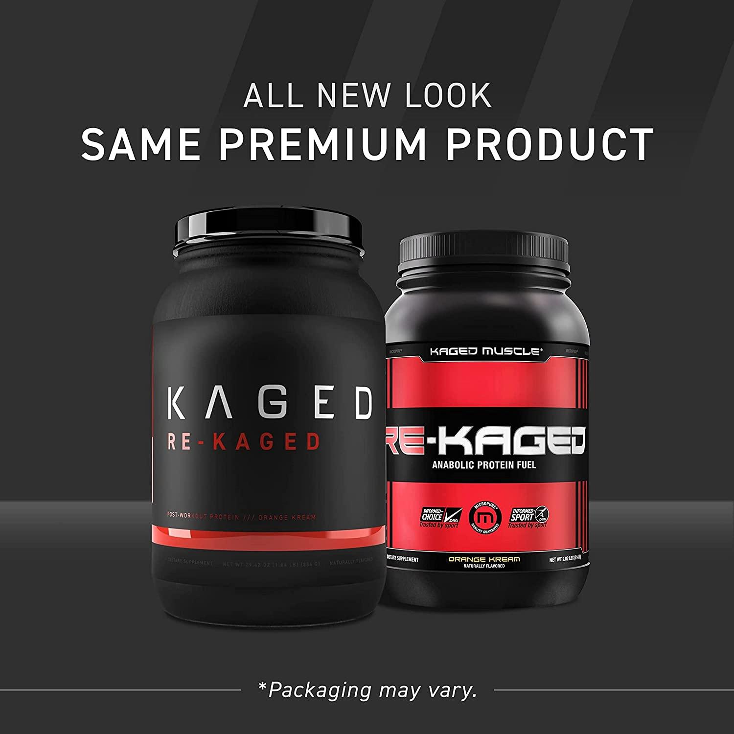 Post Workout Protein Powder RE-KAGED Whey Protein Powder Great Tasting Protein Shake with Whey ...