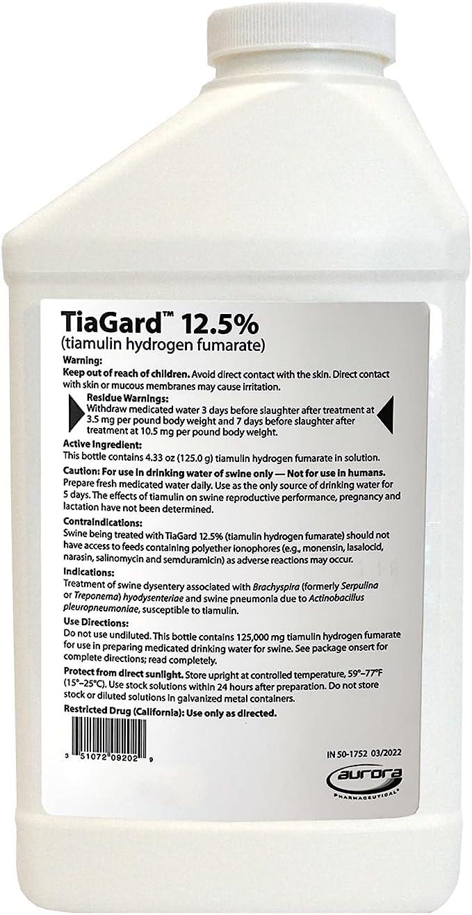 Aurora TiaGard 12.5% Liquid Concentrate 1L - Denagard Alternative | Buy ...