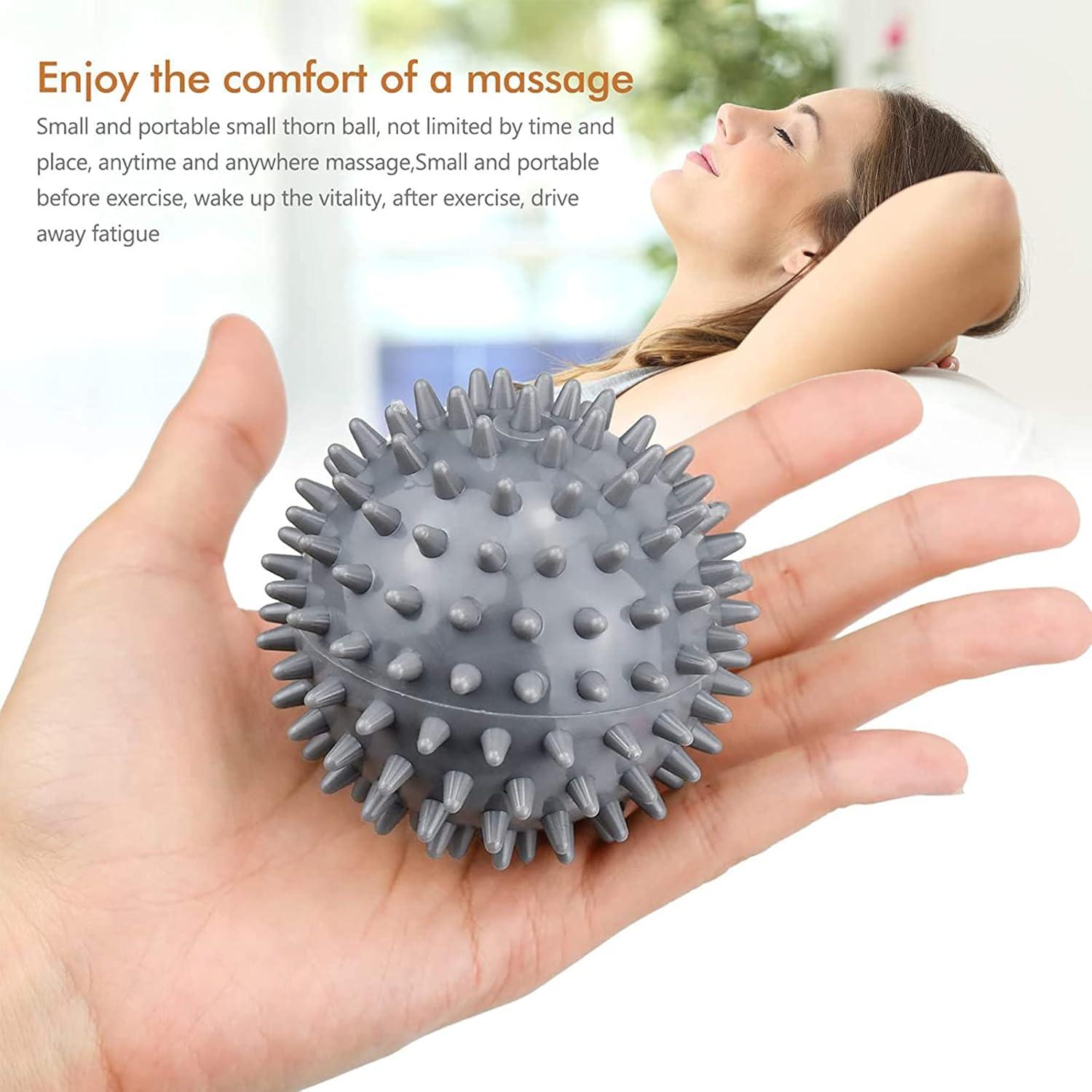 Exbrith Hedgehog Ball Massage Set - 2 Pieces for Full Body Relaxation ...