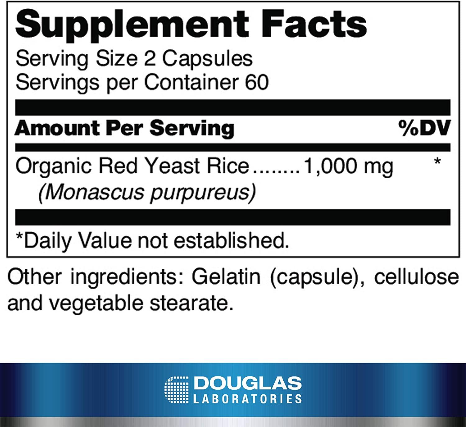 Douglas Laboratories Beni Koji Red Yeast Rice | Supports Healthy Blood ...