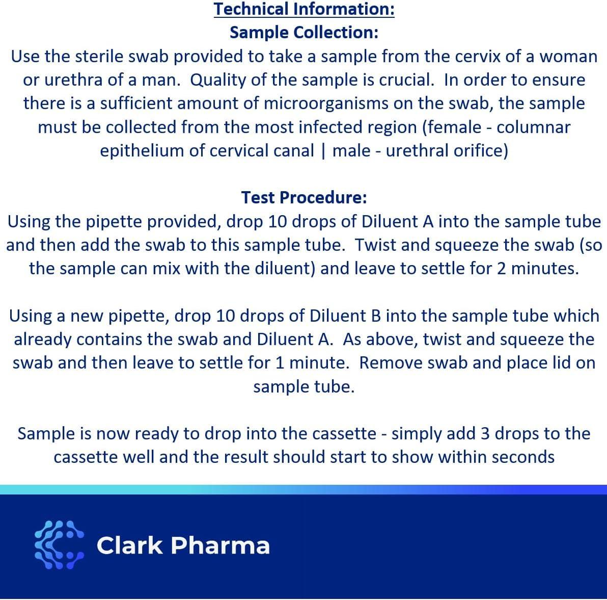 Chlamydia & Gonorrhoea Self Test Kit | Rapid STD STI Home Test for Men ...