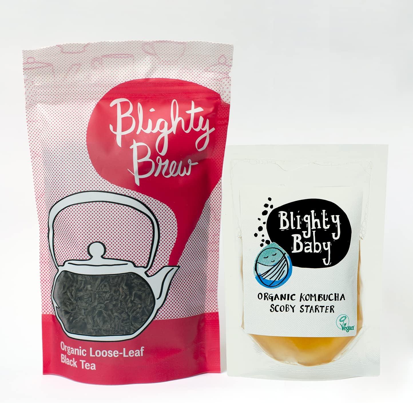 Kombucha Full Starter Kit With Blighty Baby SCOBY - Make your own ...