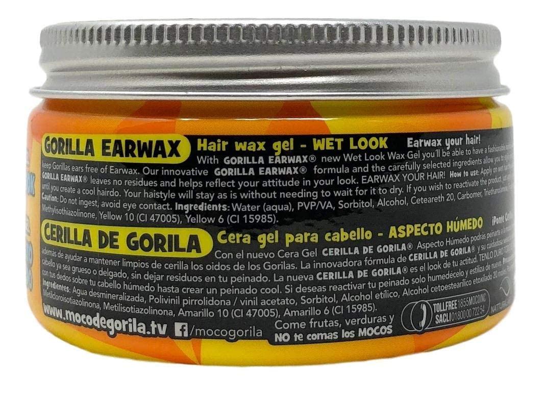 Moco de Gorila Wet Effect Gorilla Earwax Hair Styling Putty - 3.52 oz (2 Pack) | Buy Now with ...