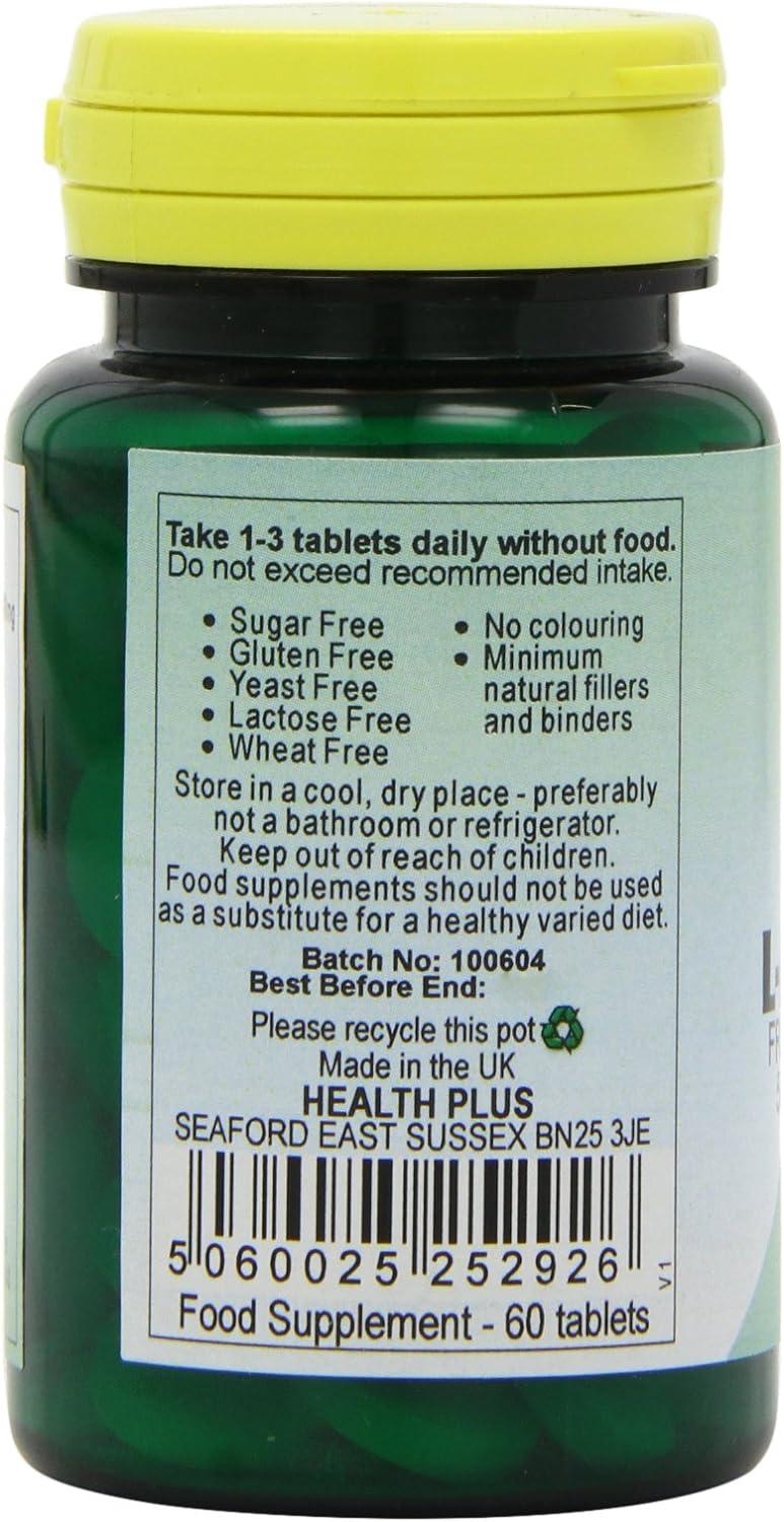 Health Plus L-Methionine 500mg Amino Acid Supplement - 60 Tablets | Buy ...