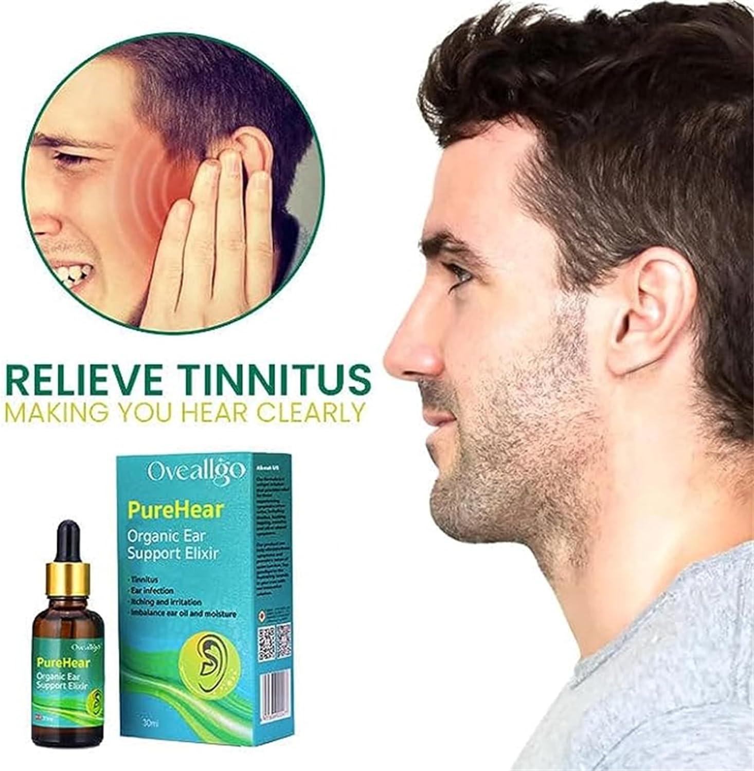 Purehear Organic Ear Support Elixir - Natural Ear Oil Drops for Ear ...