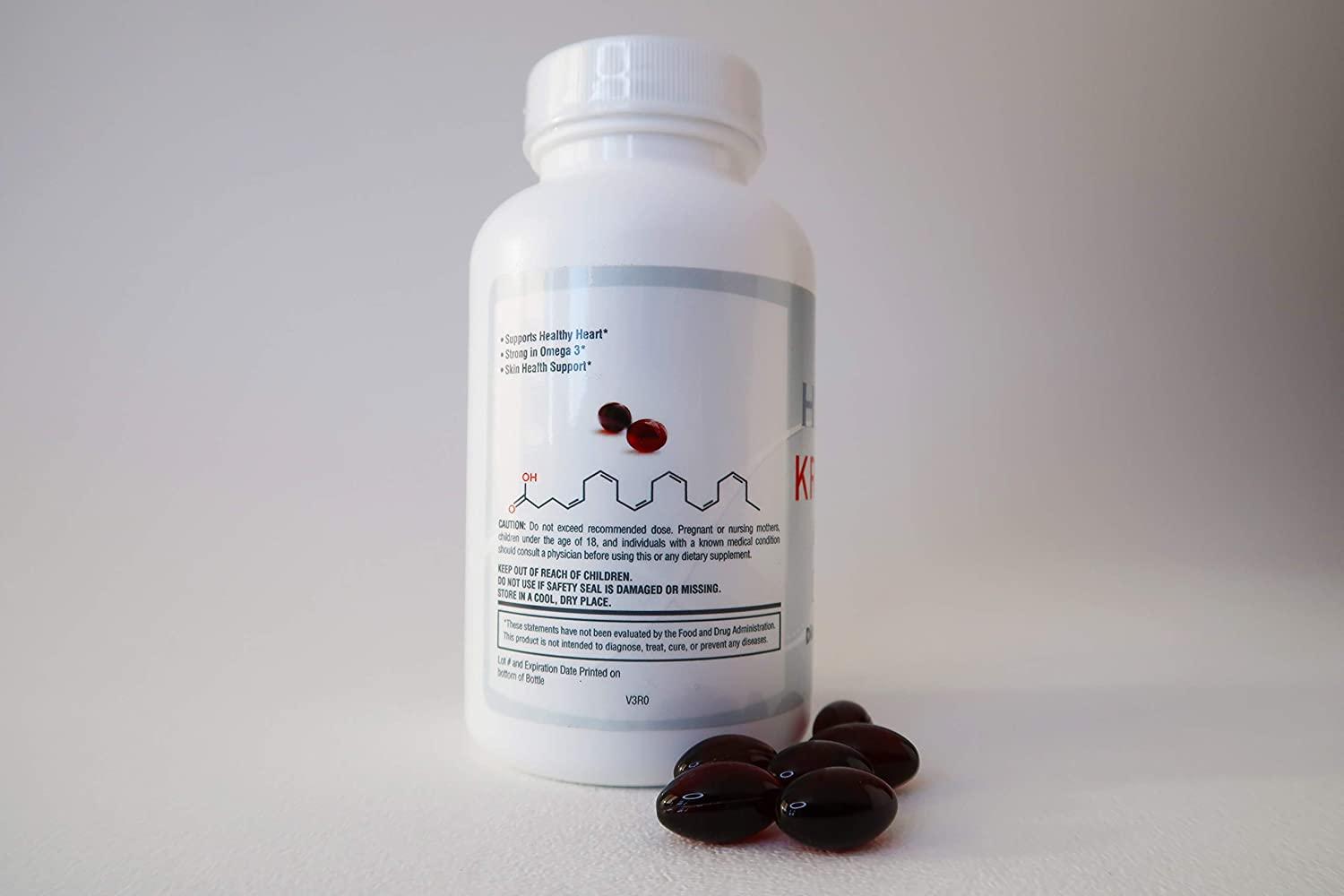 Helios Organic Wild Caught Krill Oil Supplement with Astaxanthin ...