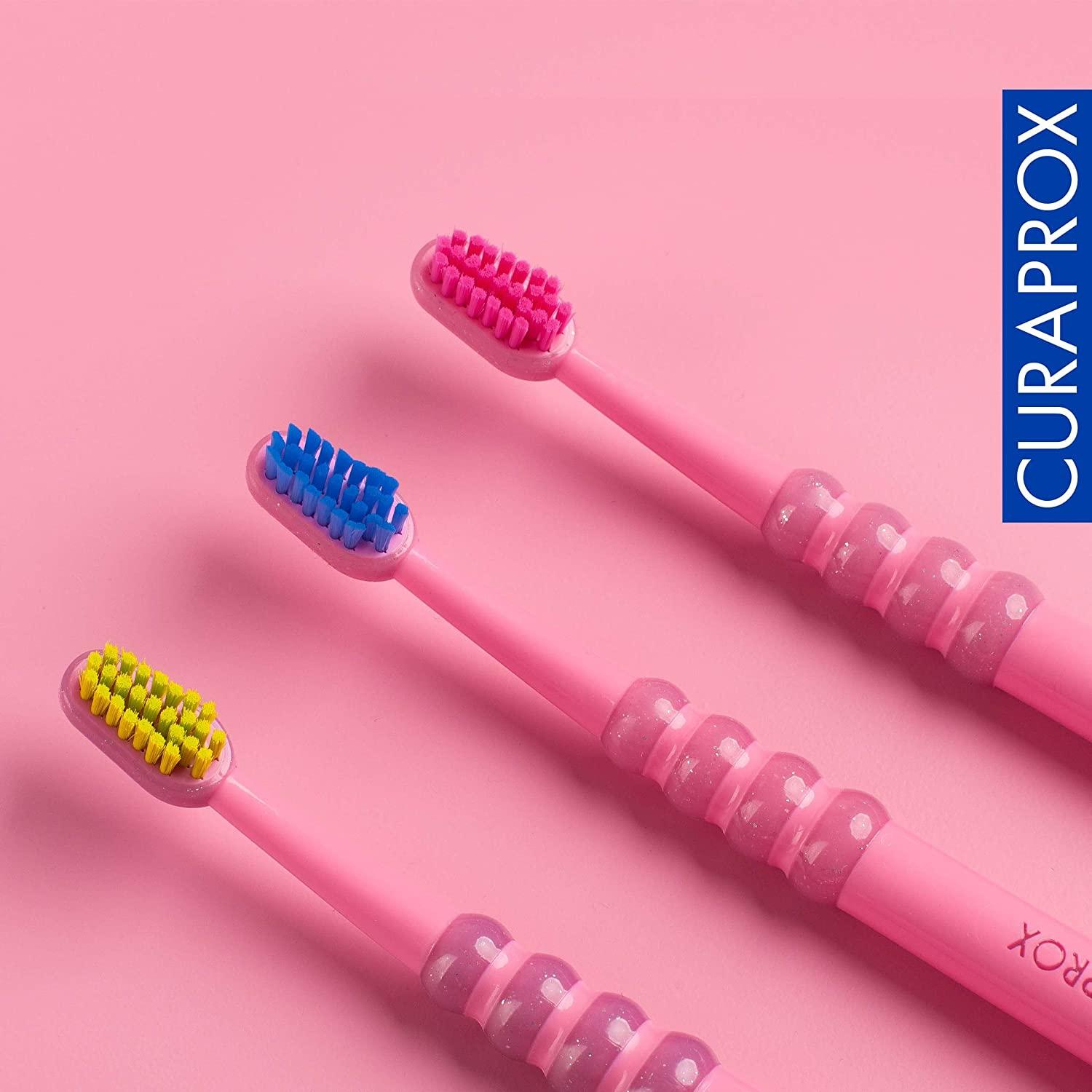 Curaprox Kids CK 4260 Baby Toothbrush (3 Pack) - Extra Soft Bristles for Children | Buy Now with ...