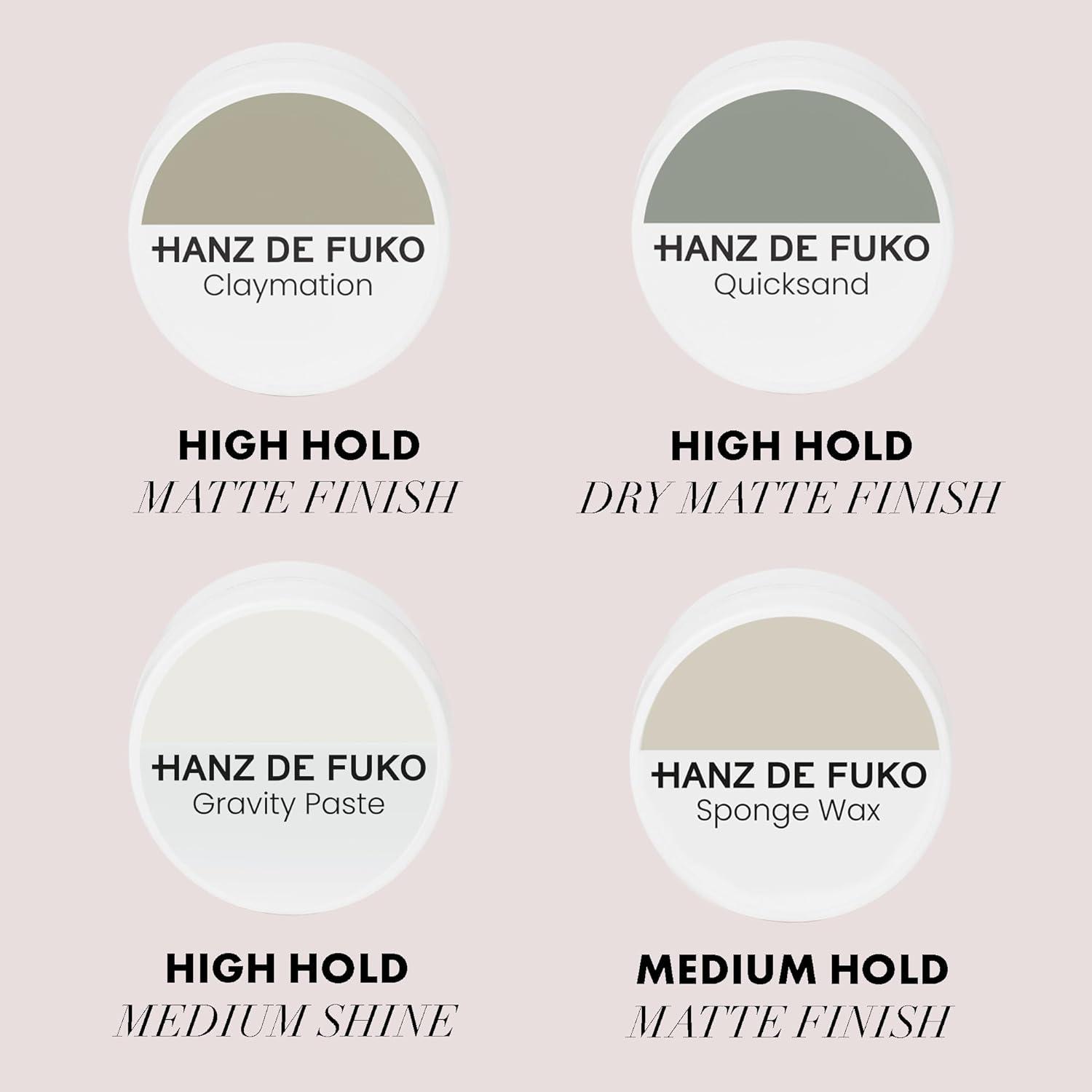 Hanz de Fuko Deluxe Mini Hair Care Kit - Super Styling Sampler with ...