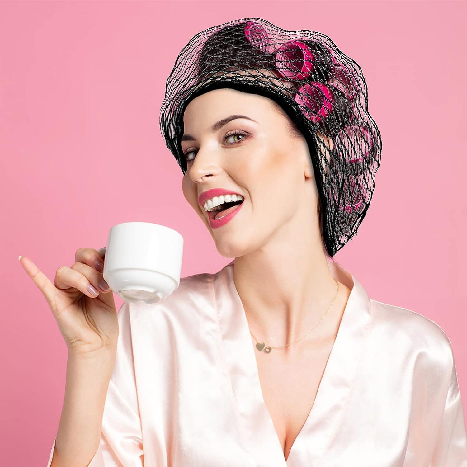 5PCS Cotton Triangle Hair Nets for Rollers | Mesh Hair Setting Nets for ...