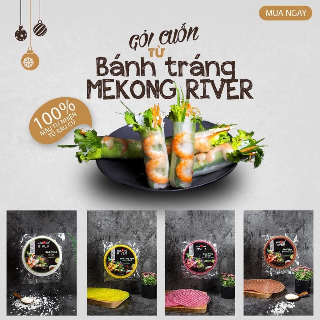 Mekong River Banh Vietnamese Brown Rice Paper 16cm (24 x 300g) | Buy ...