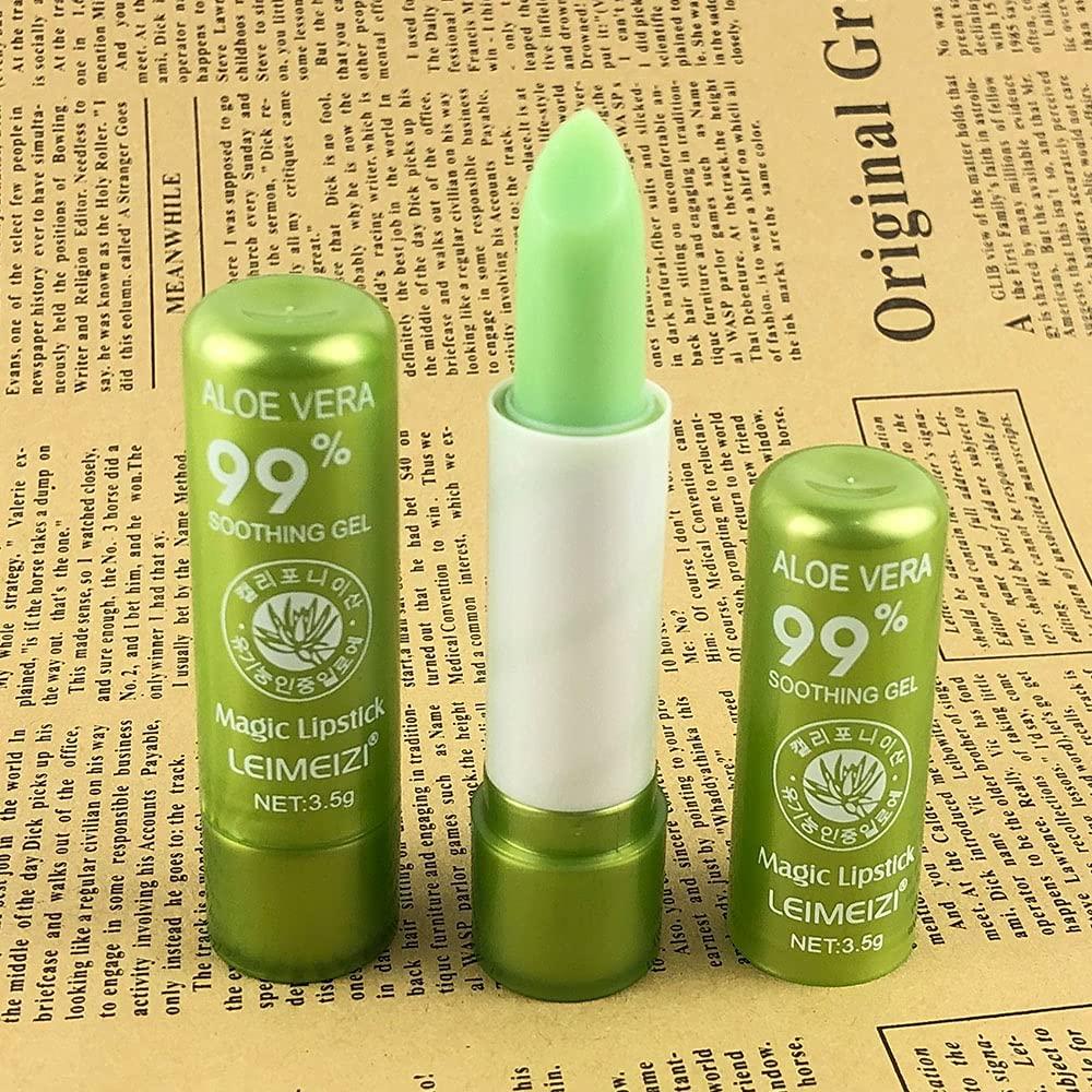 Moisturizing Aloe Vera Color Change Lip Balm - Long-Lasting Lip Care ...