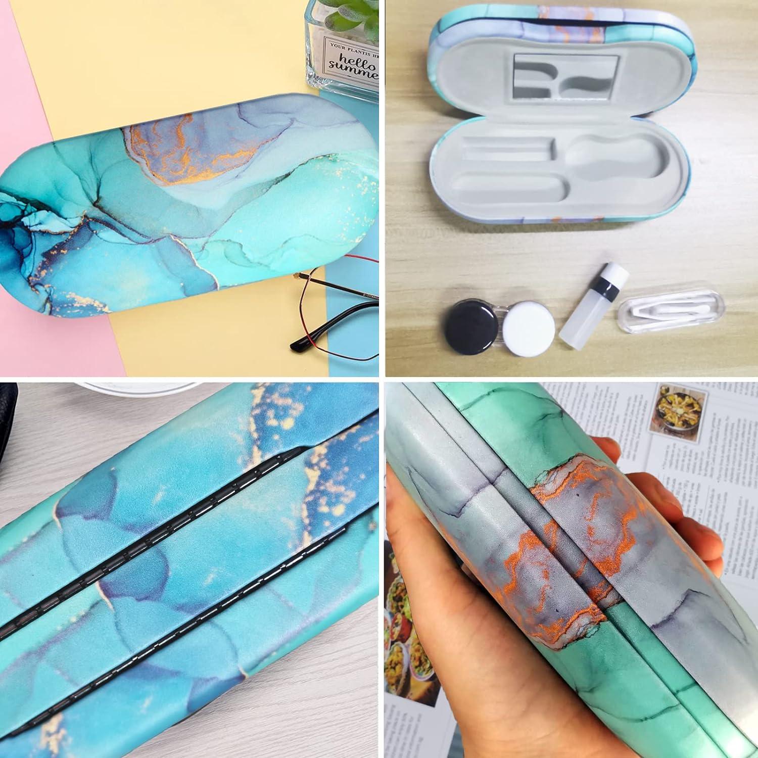 AITIME Contact Lens Case Glasses and Contact Case 2 In 1 Double Sided ...