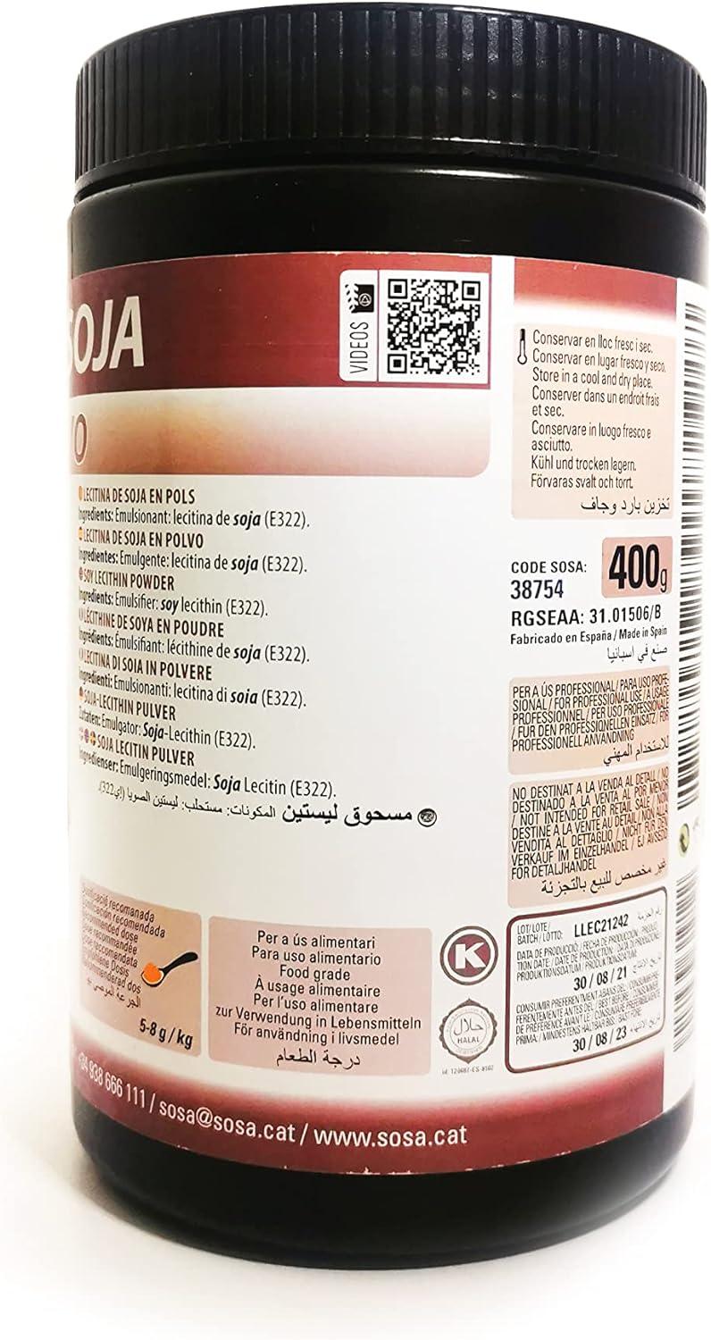 Sosa Soy Lecithin Powder 400g - Premium Quality Emulsifier | Buy Now ...