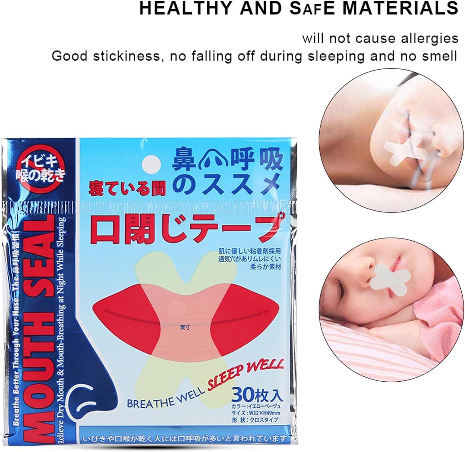 240Pcs Mouth Tape for Sleeping - Anti Snoring Patch for Better Nose ...