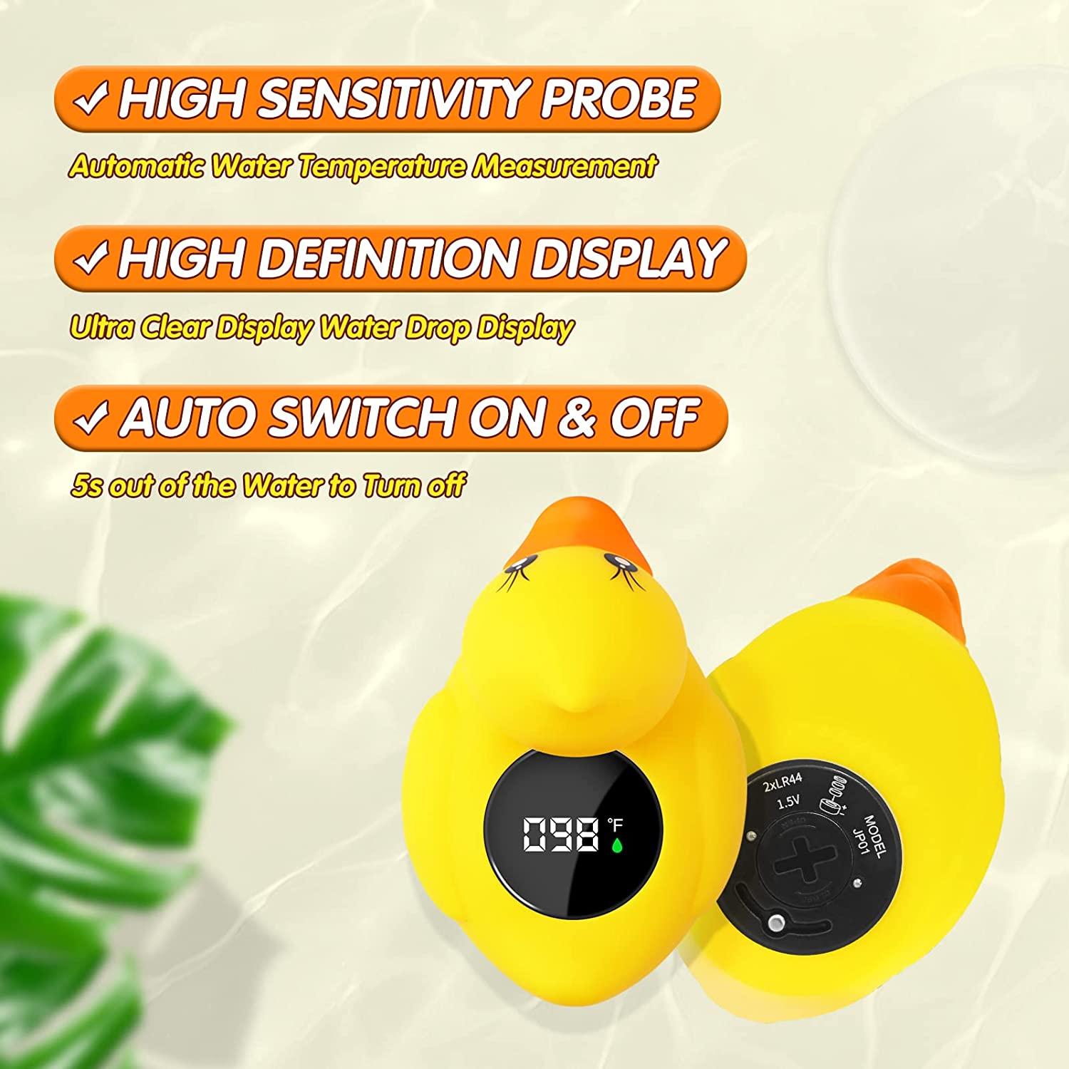 Digital Baby Bath Thermometer - Safe Floating Toy for Infant Newborns ...