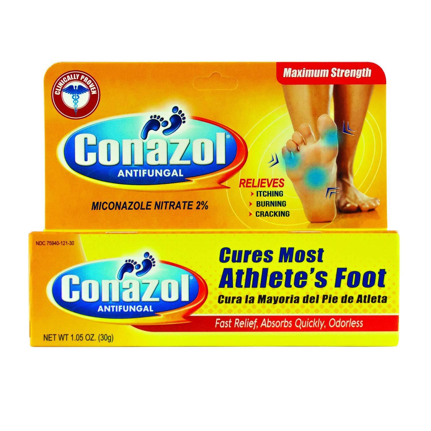 Conazol Cream Anti Fungal with Miconazole Nitrate 2% - 6 Pack ...