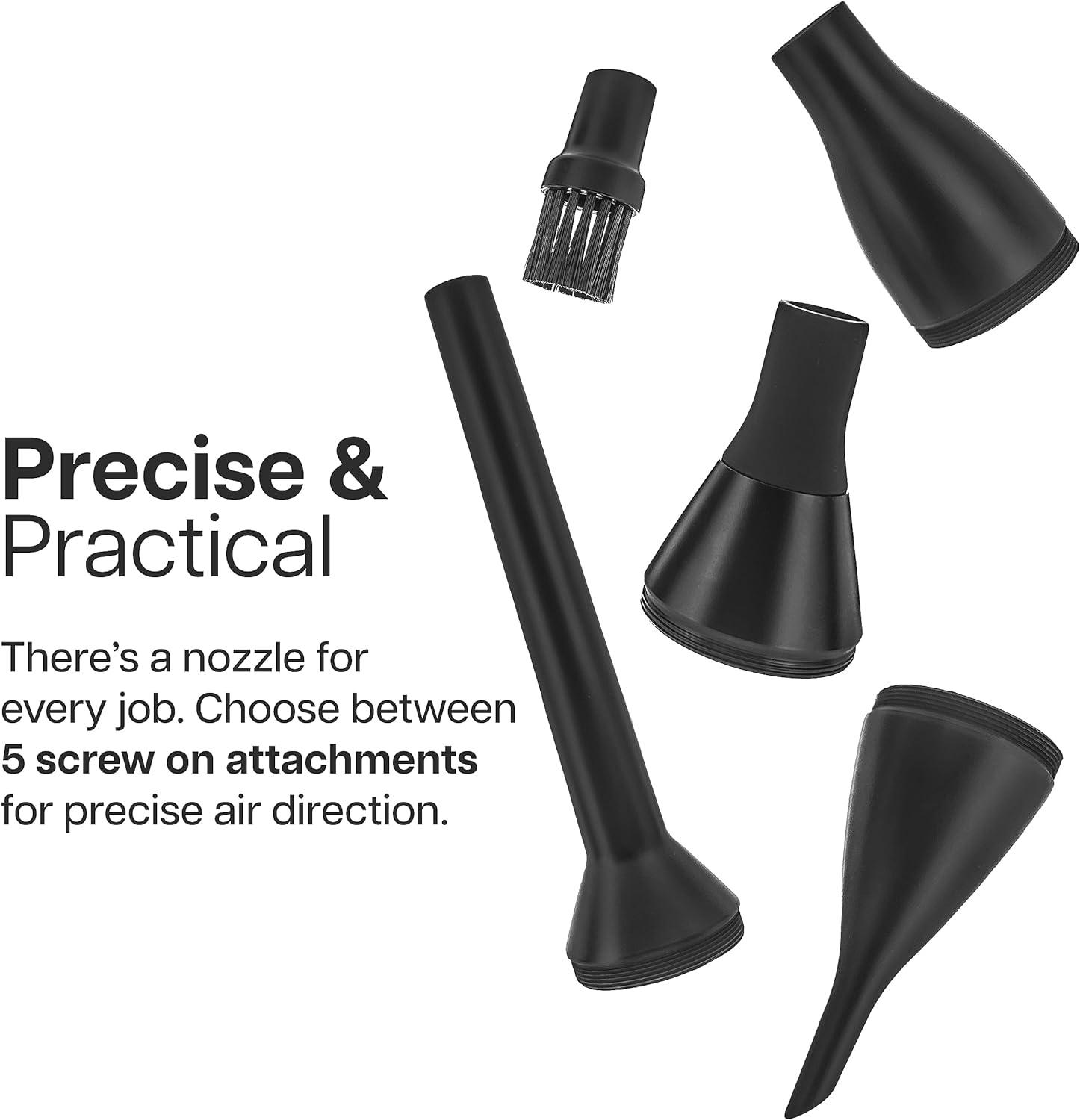 IT Dusters AirTec Metal Cordless Electric Air Duster Blower for PC ...