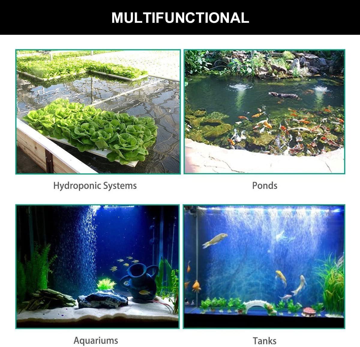 Air Stones for Aquariums - 4cm Oxygen Stone Discs for Air Pumps | 2 ...