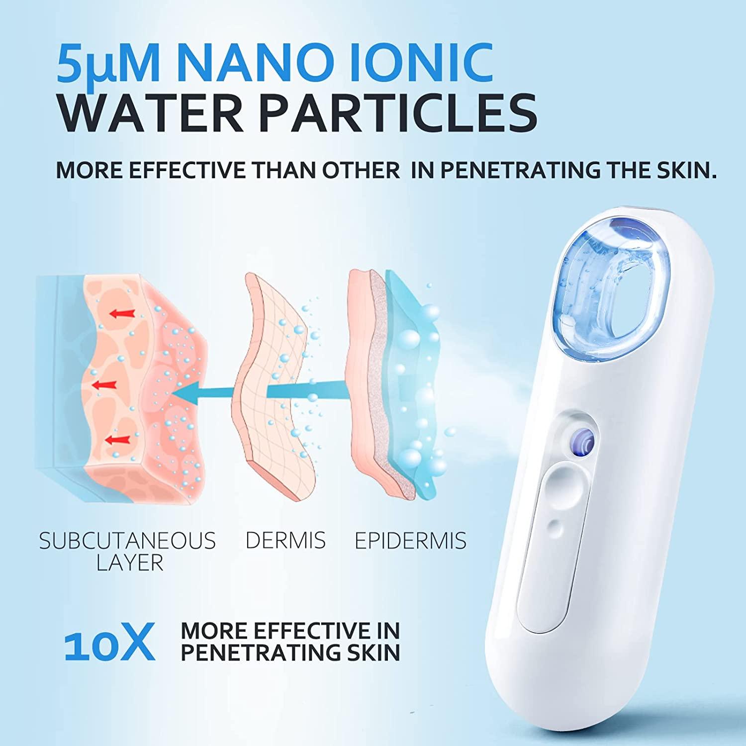 Nano Mister - Portable Facial Steamer & Hydrating Face Sprayer ...