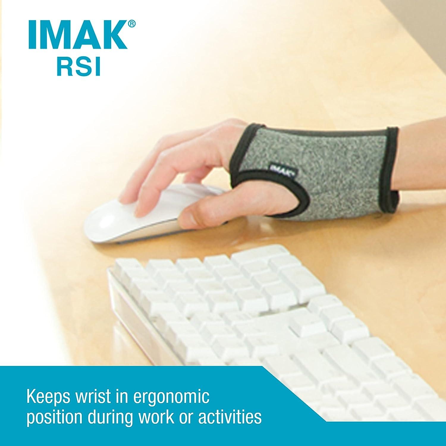 IMAK RSI Computer Glove - Wrist Stabilizer Brace for Work and Gaming ...