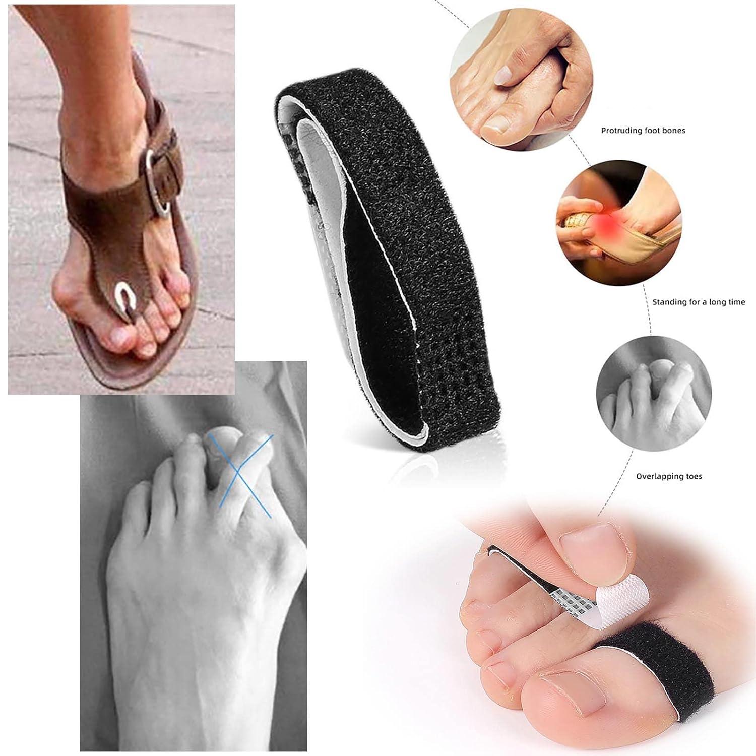 Black Toe Protectors for Women - Toe Sleeves for Blisters, Corns ...