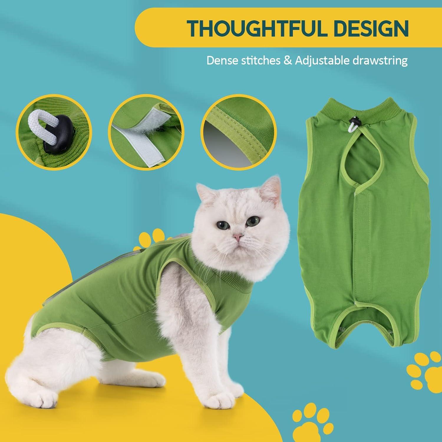 Avont Katzenbody Recovery Suit for Cats | Leak Protection Spay ...