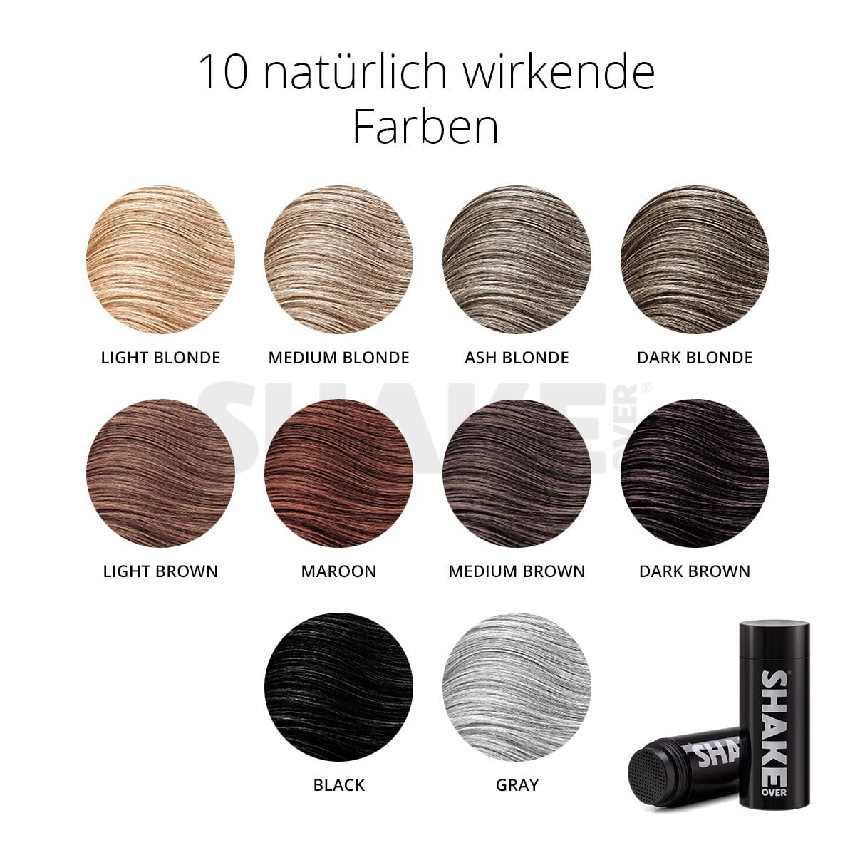 Shake Over Vegan Scatter Hair - Zinc Enriched Dark Brown Hair ...