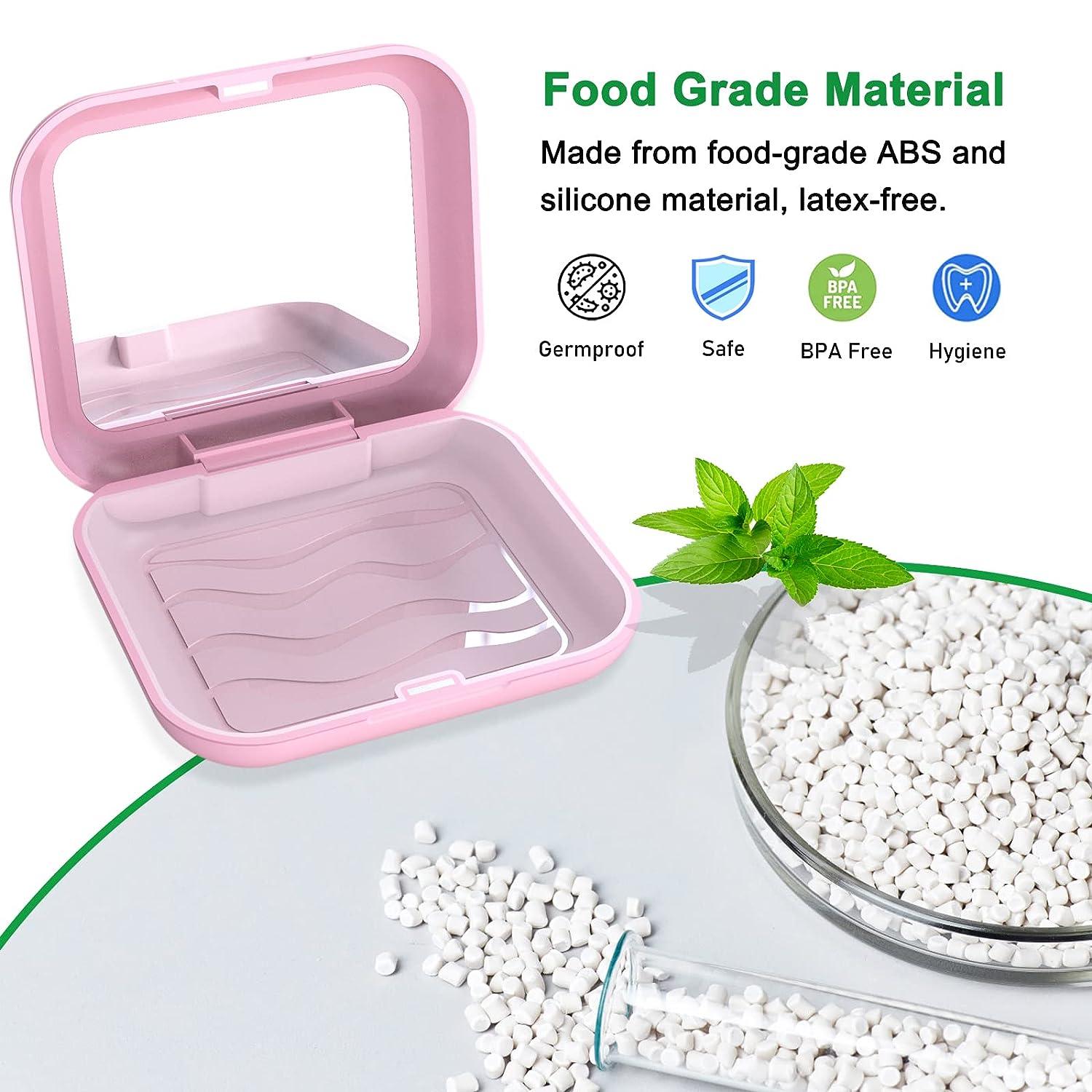 Invisalign Aligner Case with Mirror and Removal Tool - Pink | Premium ...