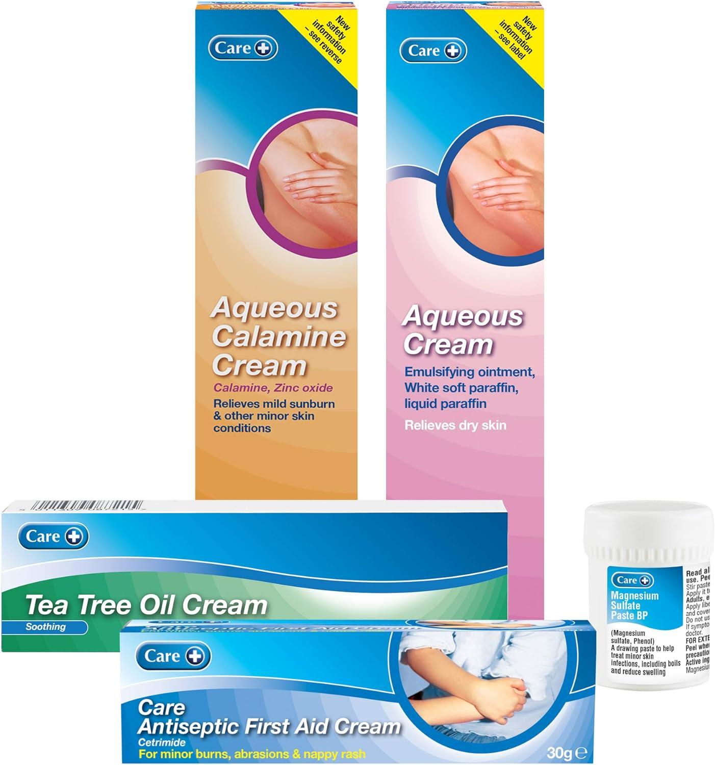 Care Aqueous Calamine Cream 100 - Soothes Mild Sunburn & Skin Conditions