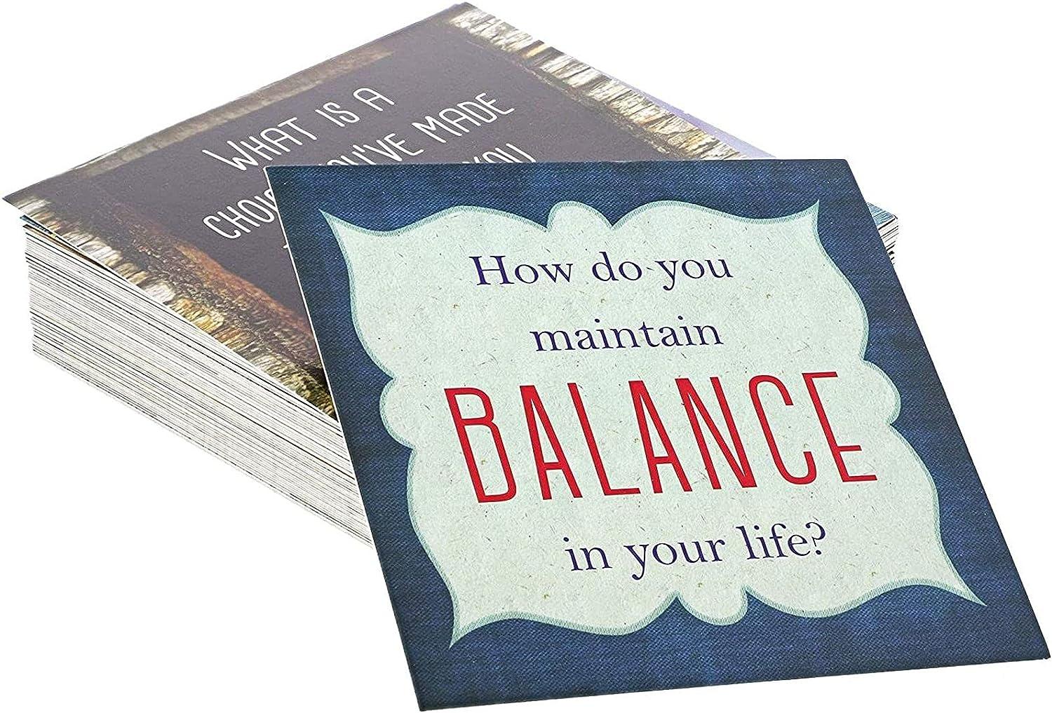 Empowering Questions Meditation Affirmation Cards - 60 Count by Paper ...