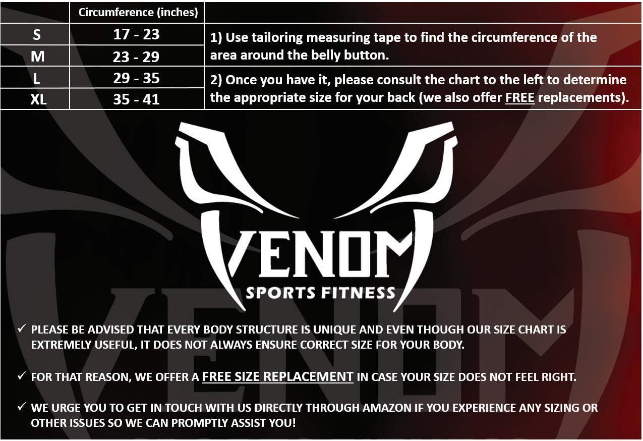 Venom Lumbar Back Brace - Adjustable Compression Belt for Men & Women ...