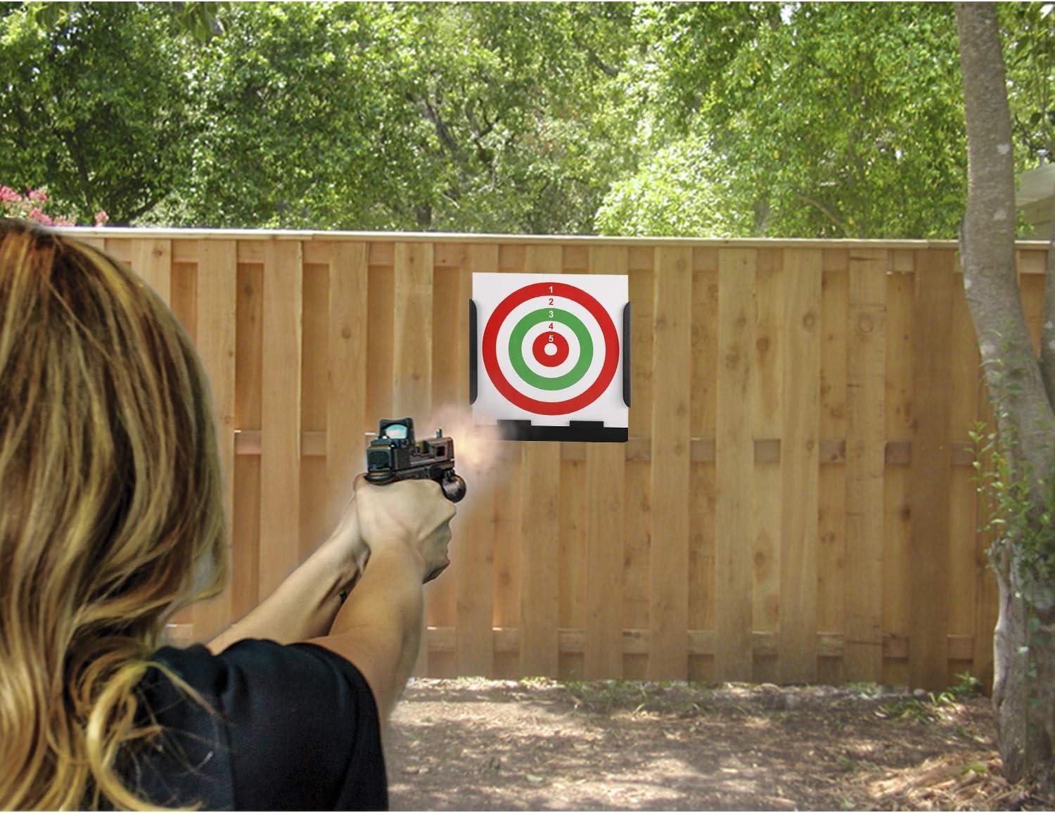 Metal Box BB Trap Target with 20 Shooting Paper Targets, Airsoft Pellet ...