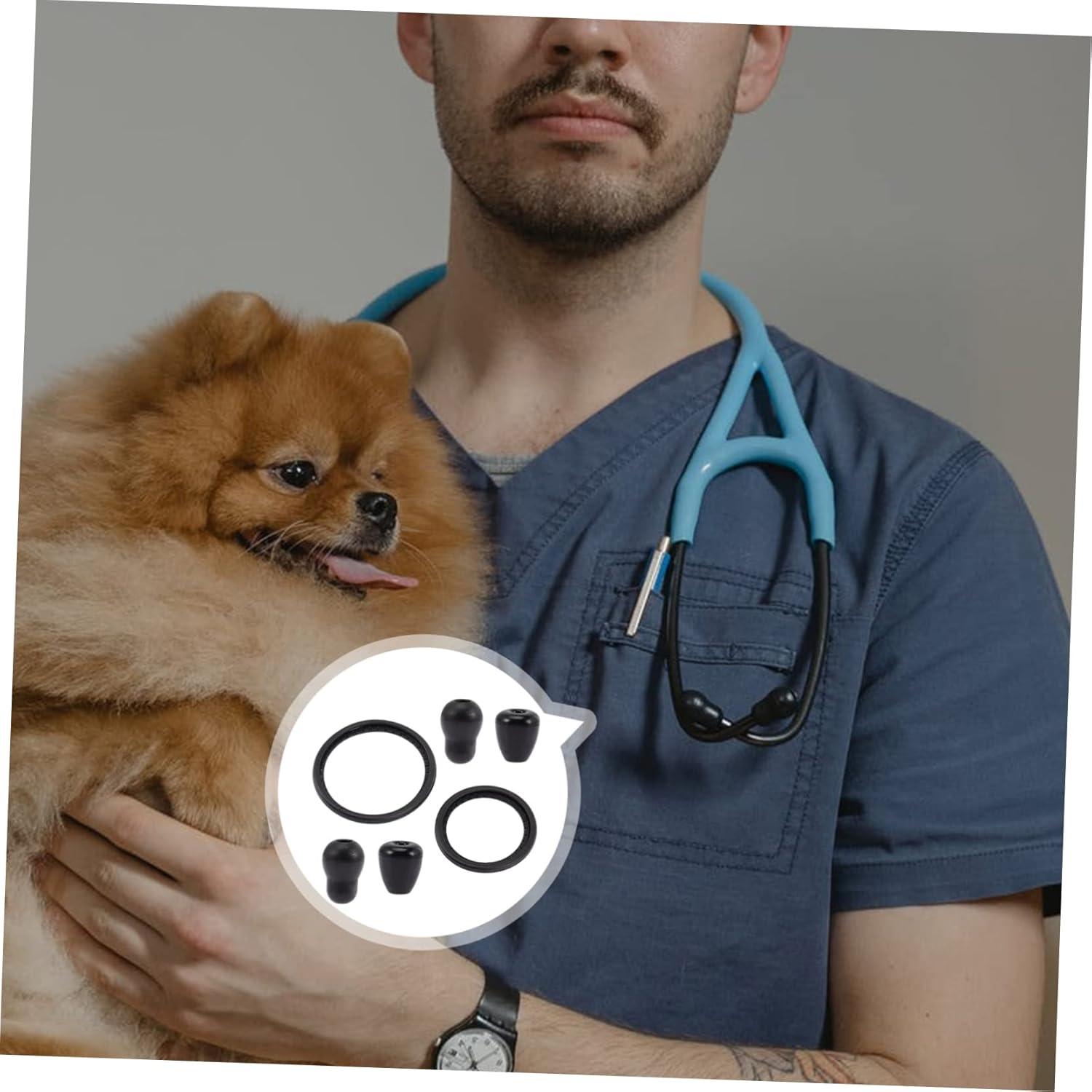 5 Sets Stethoscope Accessory Kit | Ear Tips Bell Cover & Diaphragm for ...