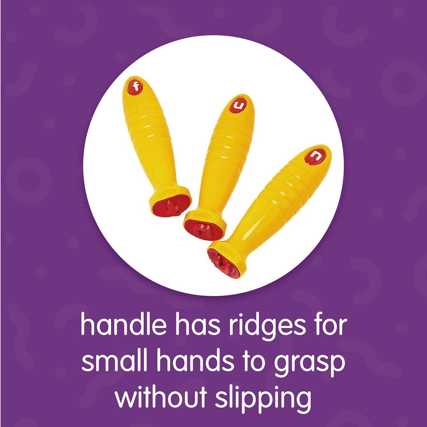 Colorations Lowercase Letter Stampers Set - Easy to Hold & Grasp, Set ...