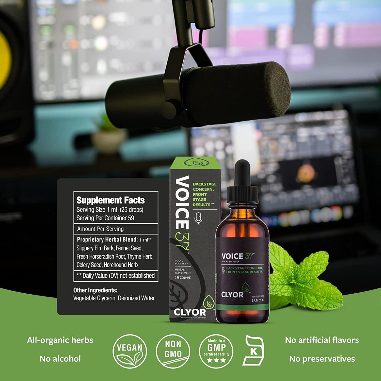 Voice37 All Natural Voice Remedy for Singers - Boosts, Soothes and ...