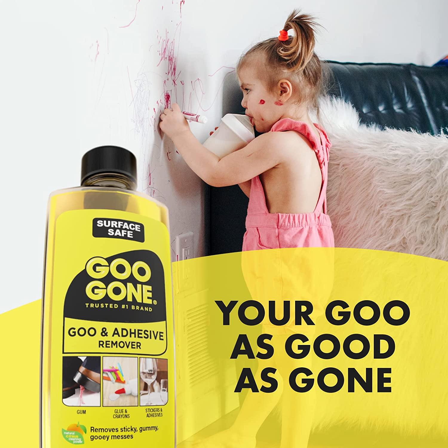 Goo Gone Original Liquid 8oz with Sticker Lifter - Surface Safe ...