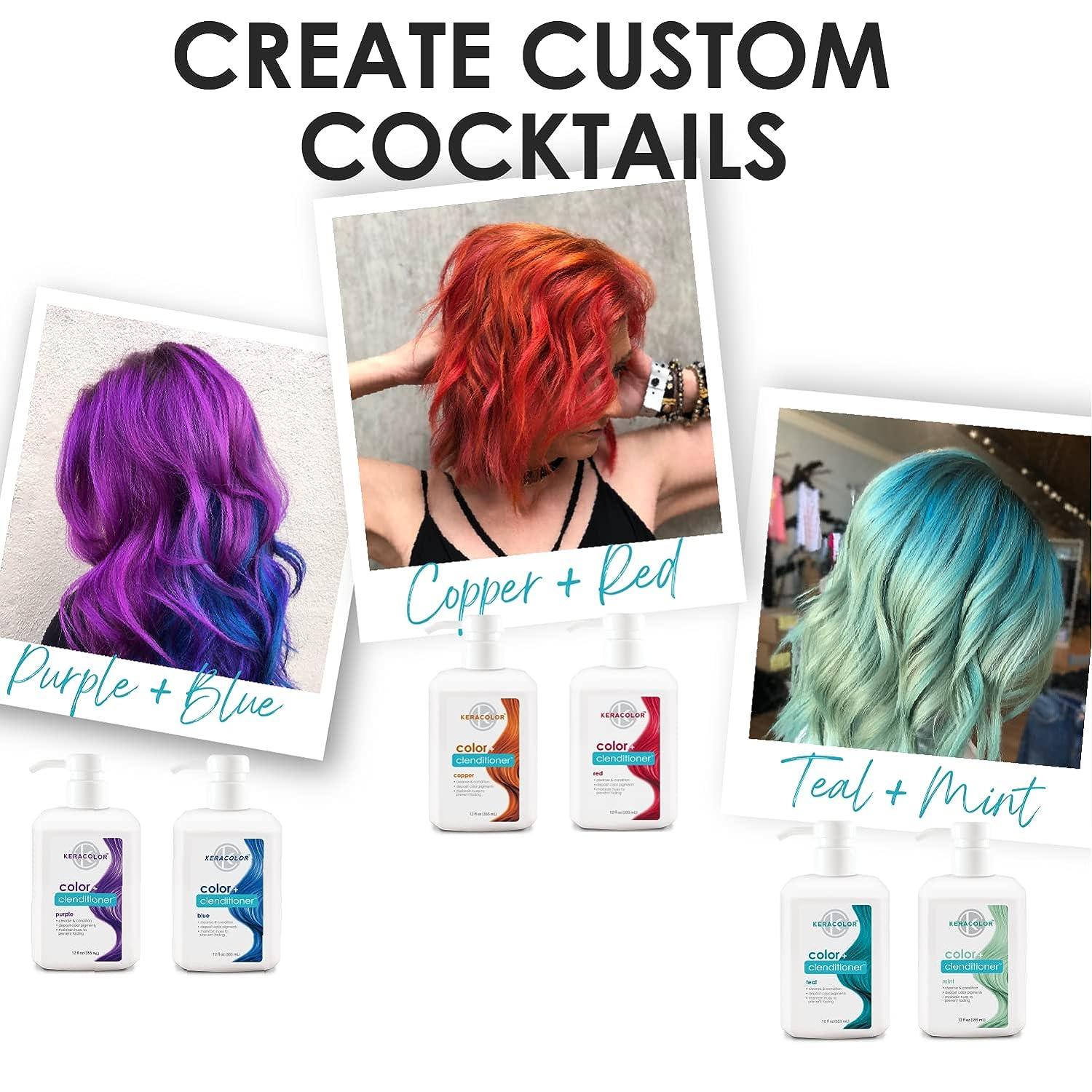Keracolor Clenditioner Hair Dye - Semi Permanent Color Depositing ...