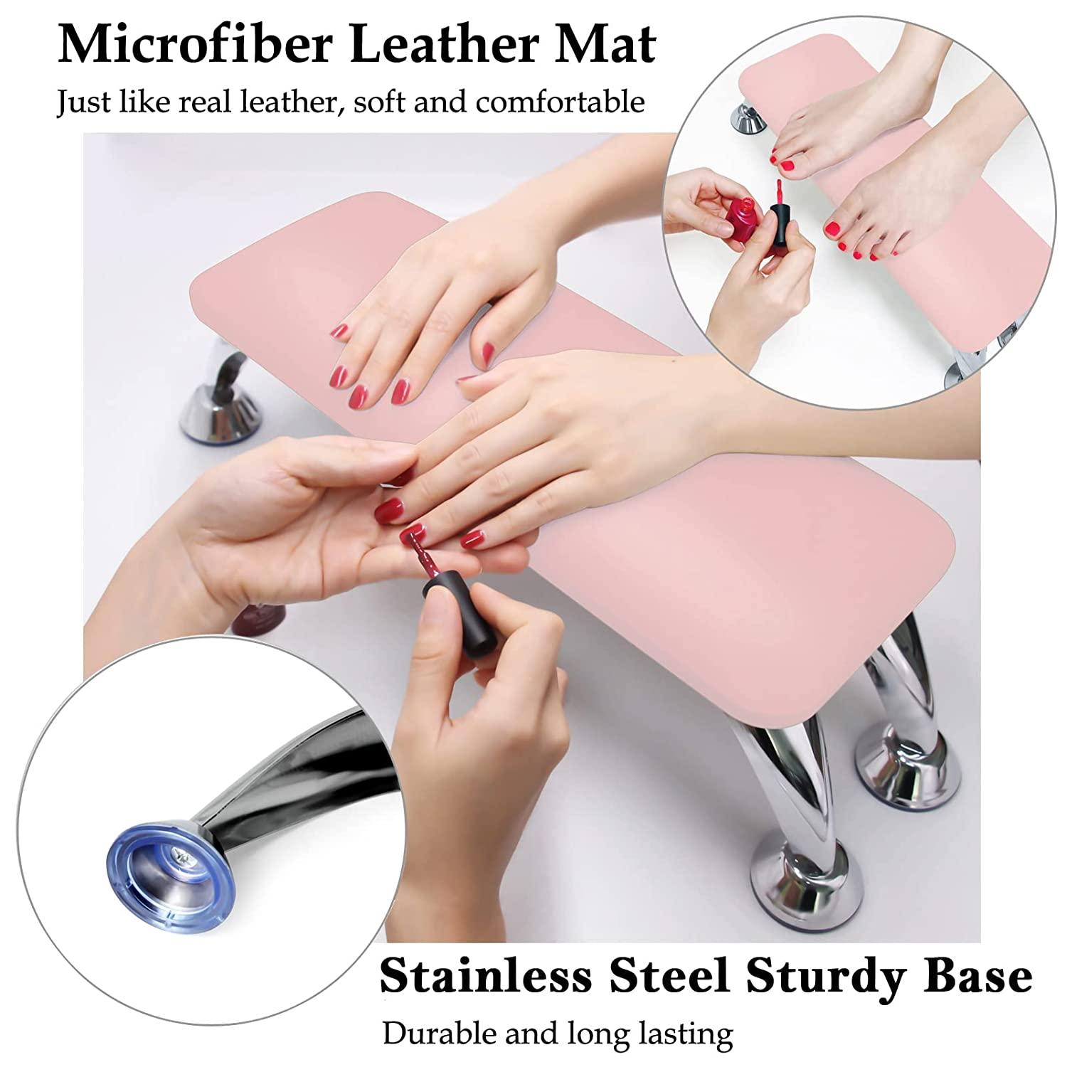 Professional Microfiber Leather Nail Hand Rest Cushion - Pink | Buy Now ...