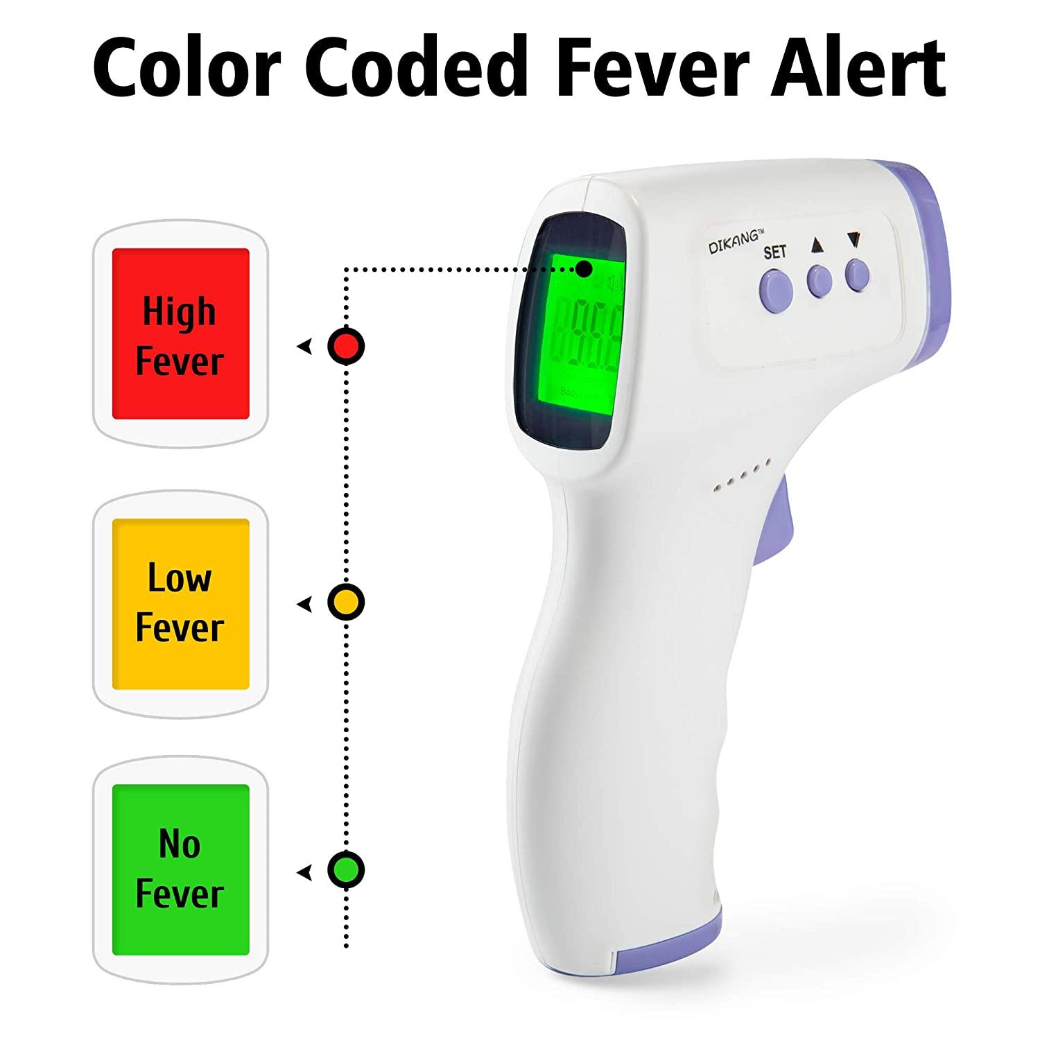 Digital Infrared Forehead Thermometer - No Contact, Fast Readings ...