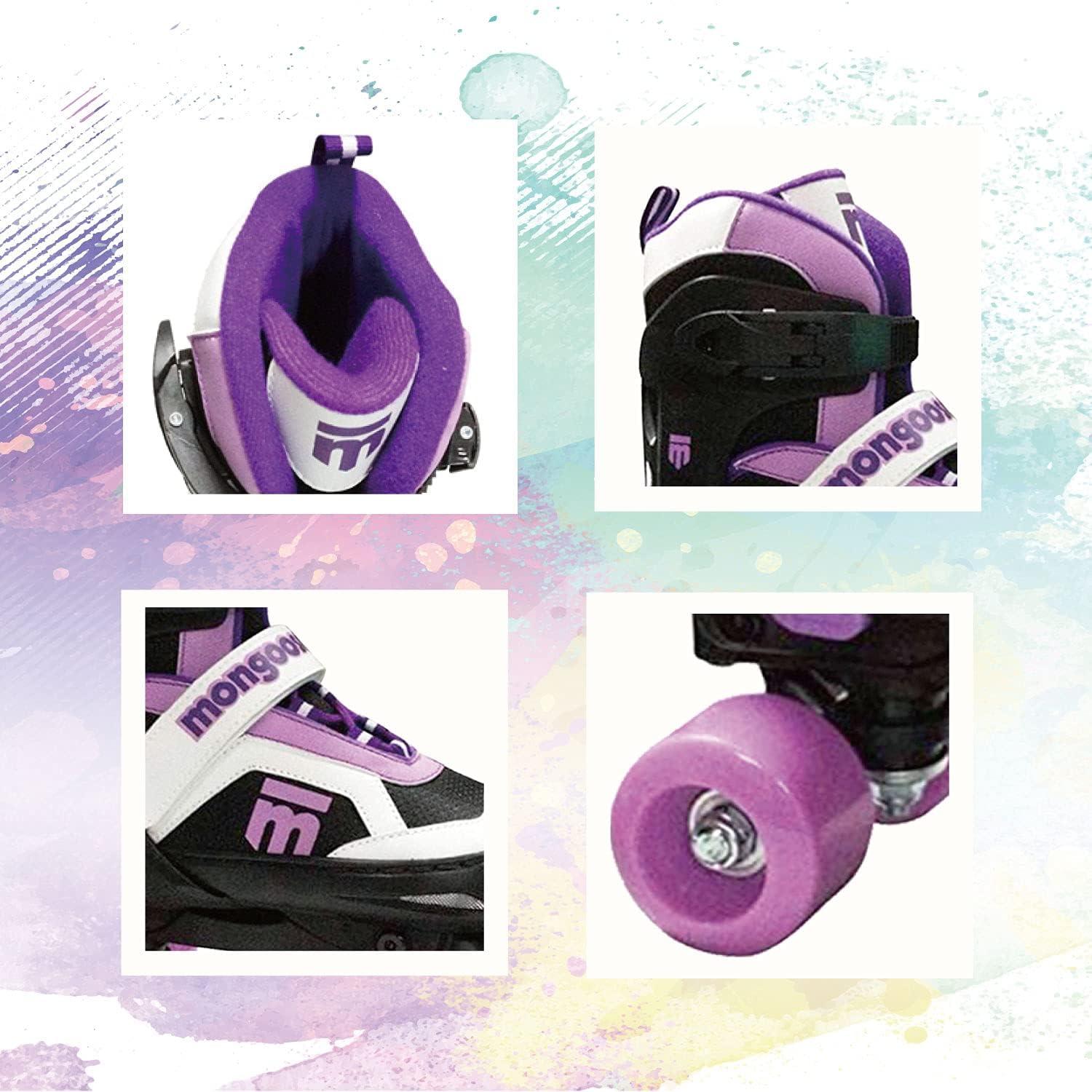 Mongoose Girl's Quad Roller Skates - Size Large | Buy Online Now | Buy ...