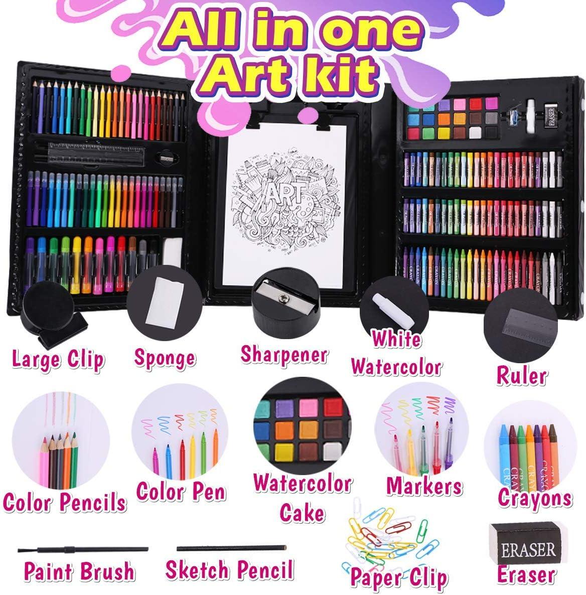Dinonano 238-Piece Drawing Painting Art Set for Kids | School Supplies ...