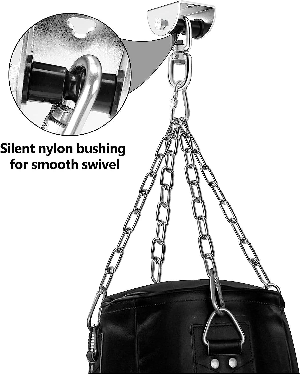 Eapele Heavy Bag Hanger Bracket | 360 Swivel Iron | Wood Beam Mount ...