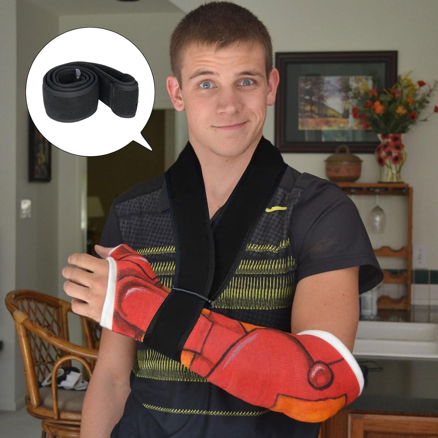 Adjustable Arm Sling for Elbow | One Size Fits All for Men, Women ...