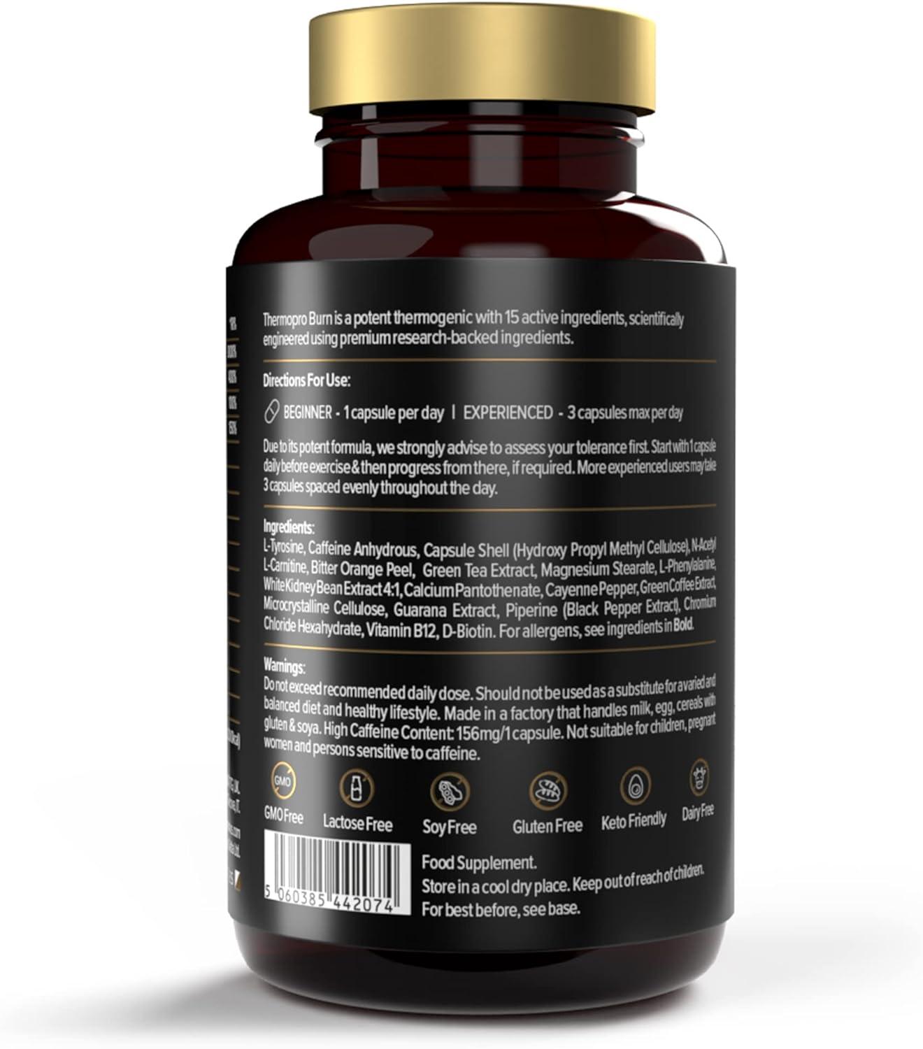 Protein Works Thermopro Burn Tablets - Preworkout Supplement with ...